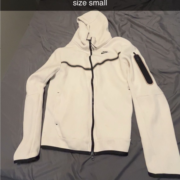 Nike | Jackets & Coats | Mens White Nike Tech Size Small | Poshmark